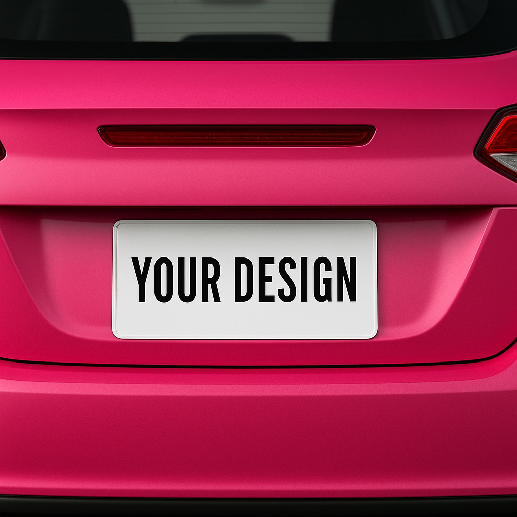 Magnetic License Plate – EM CUSTOMS INK